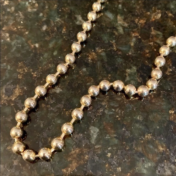 Jewelry | Vintage High Shine Longline Gold Spheres Chain | Poshmark